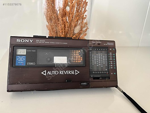 Sony Analog Portatif Radyo - SONY WA-8000 983 MÖDEL JAPAN MENŞELİ ...