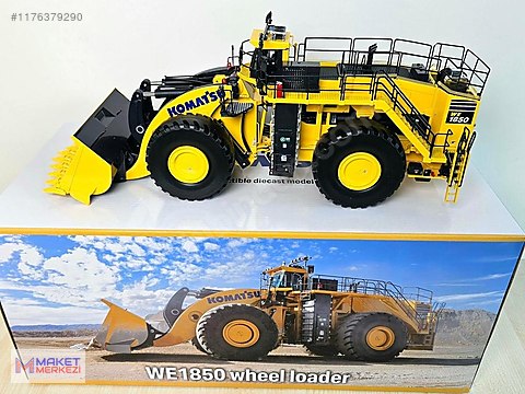 1/50 KOMATSU WE1850 DEV MADEN LODER MAKETİ - Diecast Model İş Makinesi ...