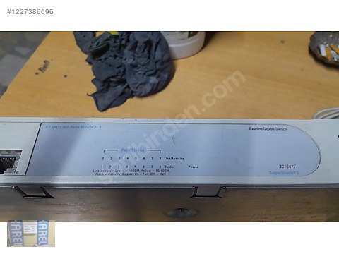 3COM 8 PORT GIGABIT SWITCH SORUNSUZ PAZARLIKSIZ - Switch, Hub ...