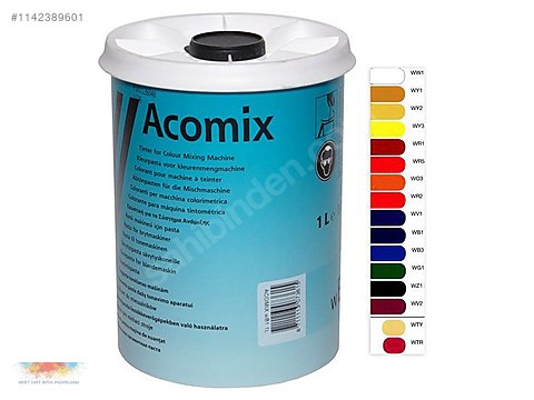 Pigment Colorpaste Acomix 1L WG1 - İç Cephe Boyası ve Yapı Malzemeleri ...