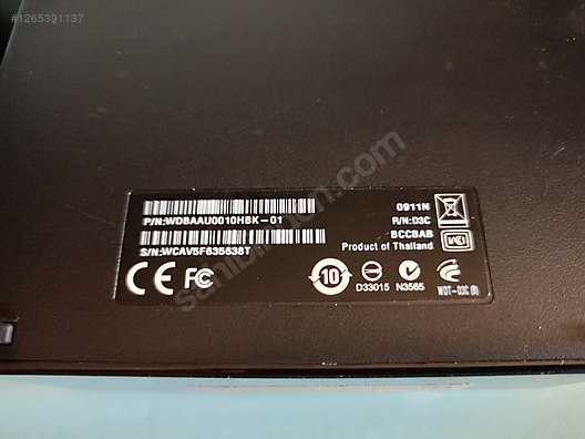 Western Digital Elements Desktop 1 TB WDBAAU0010HBK Taşınabilir ...