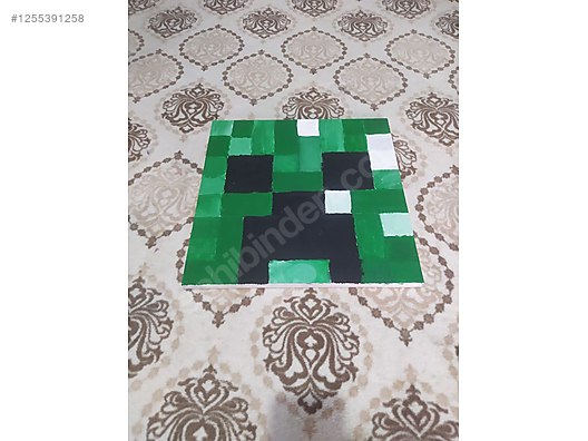 Minecraft Creeper Tablo - Dekoratif Kanvas Tablolar sahibinden.com'da ...