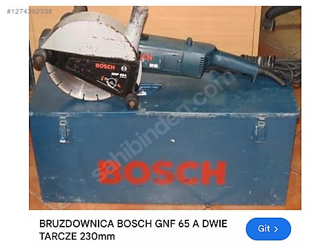 BRUZDOWNICA BOSCH GNF 65 A DWIE - İkinci El Elektrikli Testere İlanları ...