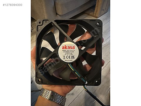Akasa Viper Siyah 12cm Kasa Fanı sahibinden.comda - 1278394300