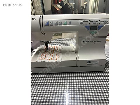 İLK GÜNKÜ TEMİZLİĞİNDE PİKO VE NERVÜR MAKİNESİ PFAFF 6270 sahibinden ...