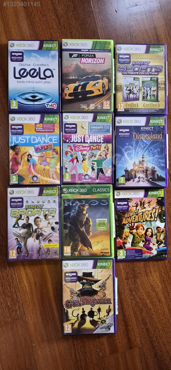 Xbox 360 Oyun Paketi Forza Horizon, Halo 3, Kinect Sports, Jus - İlan ...