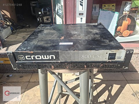 CROWN 800 CSL POWER AMFİ SAĞLAM ARIZALI - 6000 TL sahibinden.comda ...