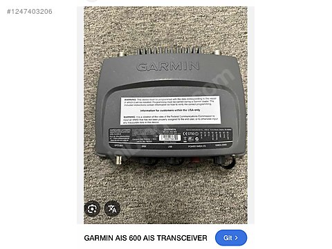 Garmin 600 ais sahibinden.comda - 1247403206