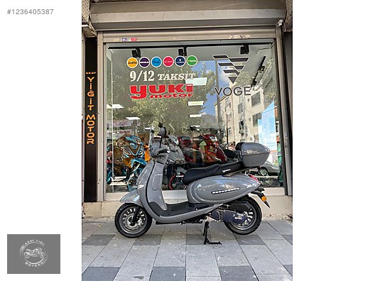 Yuki Bellini 50 2025 Model Scooter / Maxi Scooter Motor Motosiklet ...