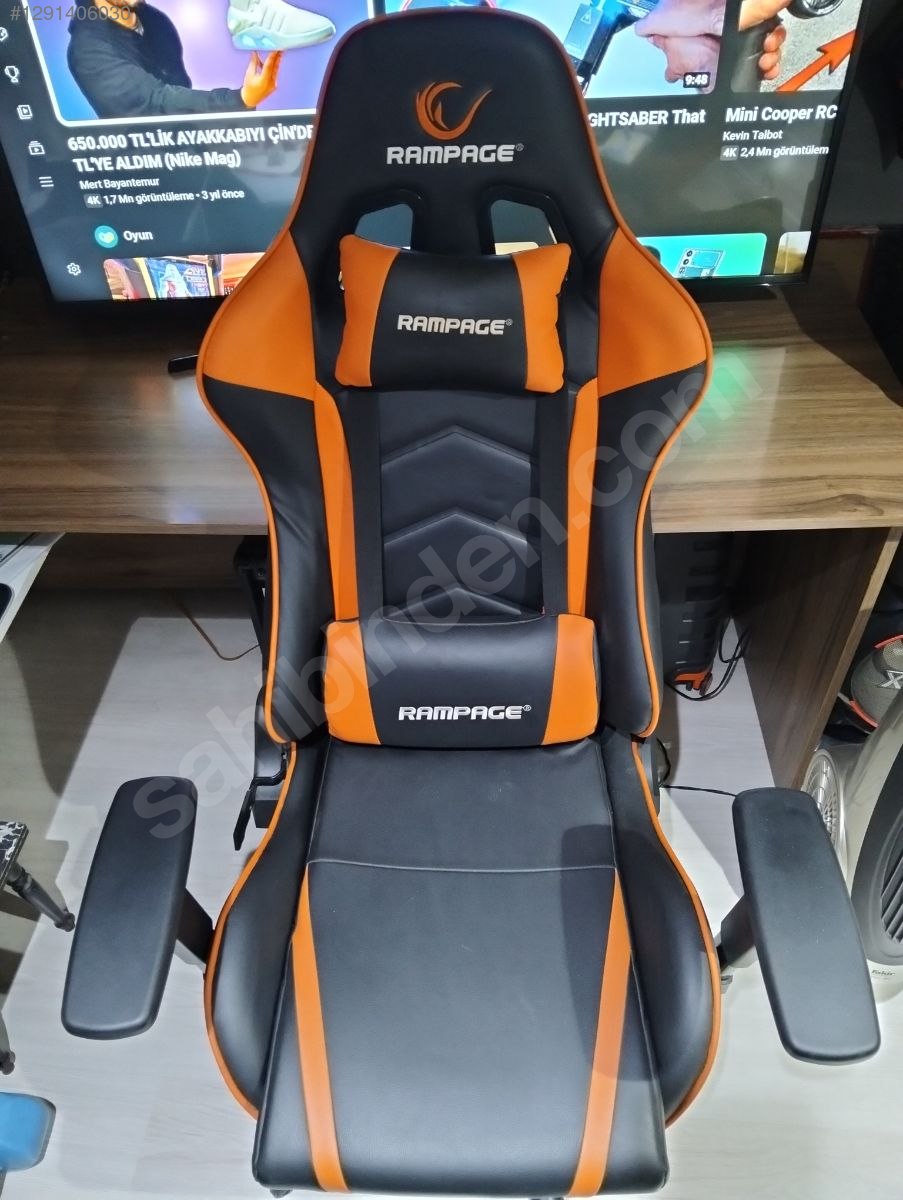 Rampage Siyah - Turuncu Oyuncu Koltuğu - 1291406030