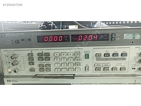 HP 8903 AUDİO ANALYZER sahibinden.comda - 1250407339
