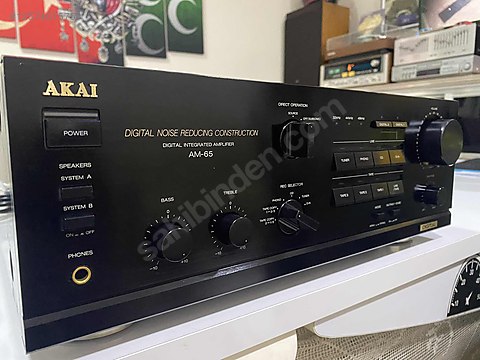 Akai Entegre Amfi - AKAİ AM-65 STEREO OPTİKLİ 110 VATT DİJİTAL ANFİ ...