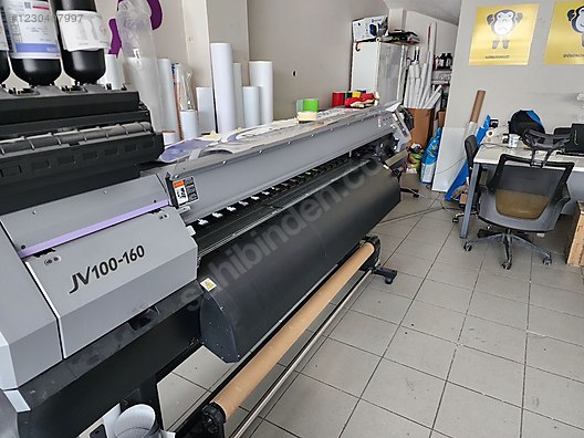 Plotter / Mimaki jv 100-160 eko solvent az kullanılmış temiz sahibinden ...