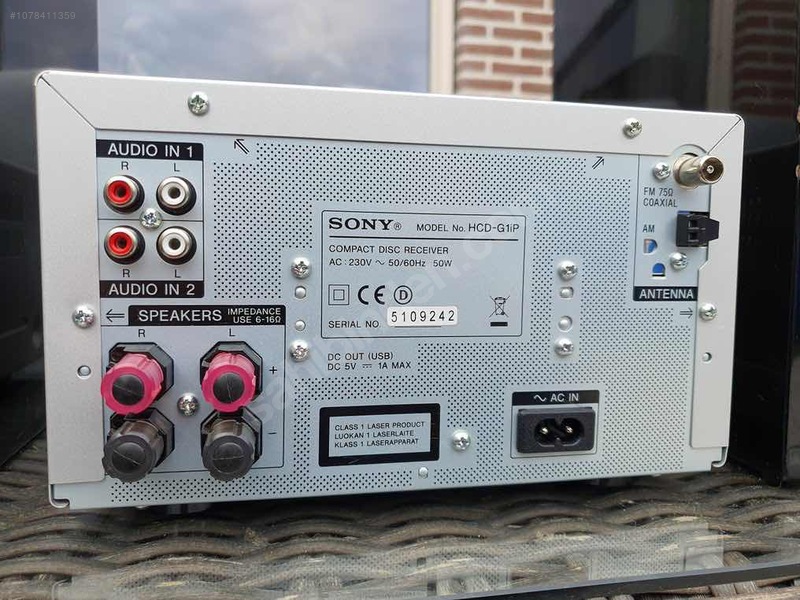 Sony cmt g1ip micro hifi s-master üst seri müzik seti - İkinci El Sony ...