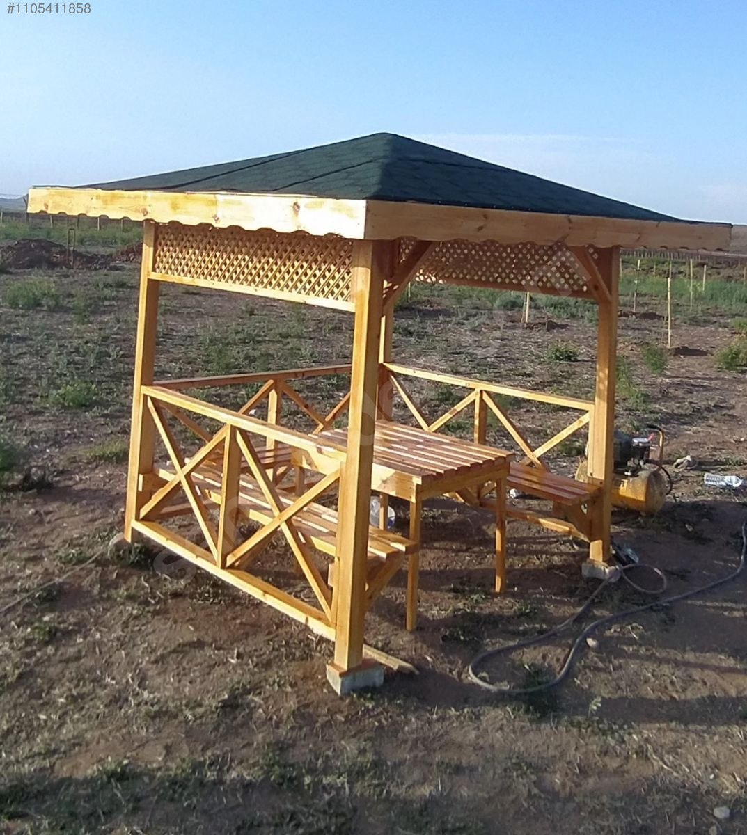 Ahşap Çardak & Kameriye & Bahçe Mobilya Modelleri - 1105411858