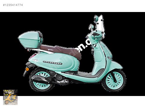 Yuki Bellini 50 2024 Model Scooter / Maxi Scooter Motor Motosiklet ...