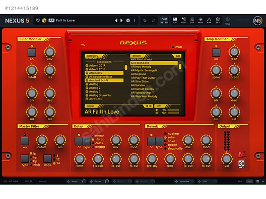 ReFX - NEXUS 5 , Plugin + Sample ( 200 GB+ ) ( WİNDOWS 10 - 11 ) sahibinden.comda - 1214415189