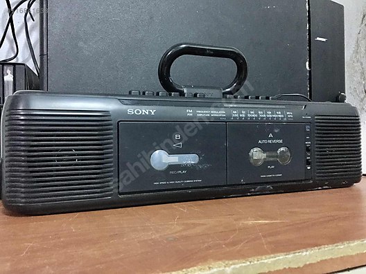 SONY CFS-EW60 VİNTAGE BOOMBOX - İkinci El Sony Müzik Seti & Teyp ...