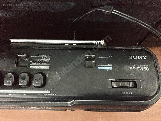 SONY CFS-EW60 VİNTAGE BOOMBOX - İkinci El Sony Müzik Seti & Teyp ...