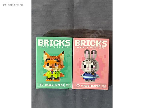 Bricks Tilki Lego ve Tavşan Lego - Zootopia Nick-Juddy) 2'li Set ...
