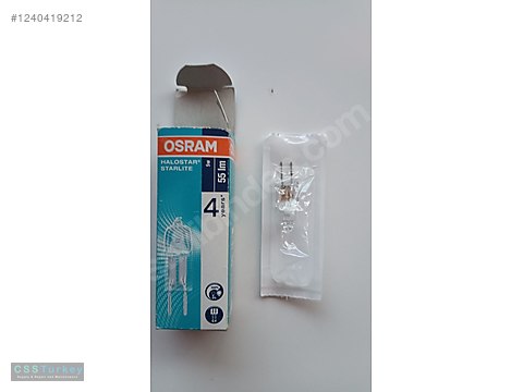 Halojen İğne Ayaklı Kapsül Ampul 64405 S 5W 12V G4 (OSRAM) - Ampul ve ...