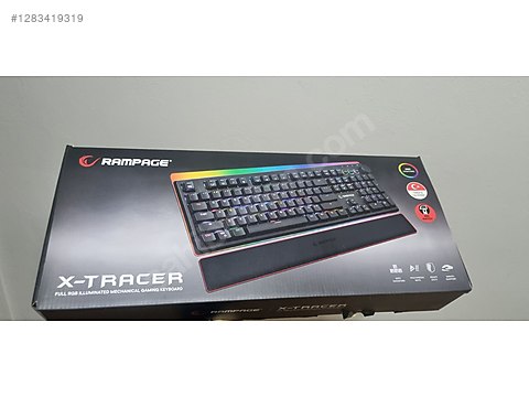 RAMPAGE KB R97 red switch AÇIKLAMAYI OKUYUNUZ sahibinden.comda - 1283419319