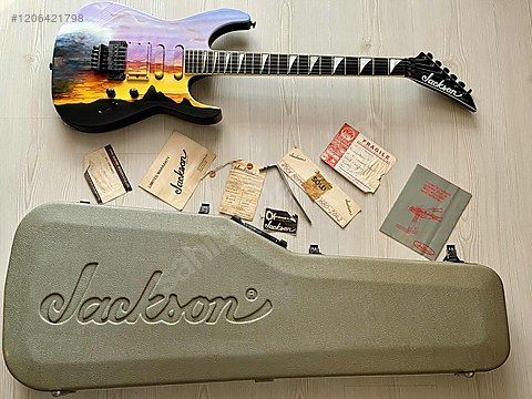 1988 NAMM Jackson USA Custom Shop SL-1 Soloist Mountain Sunset - En ...