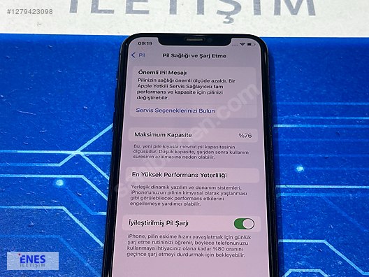 Apple / iPhone 11 Pro / iPhone 11 Pro Siyah 64GB Pil:76 Sorunsuz Temiz ...