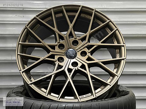 MSW 74 19 İNÇ 5X120 ET 38 ÖN ARKA BMW MAT BRONZ OZ RACİNG JANT at ...