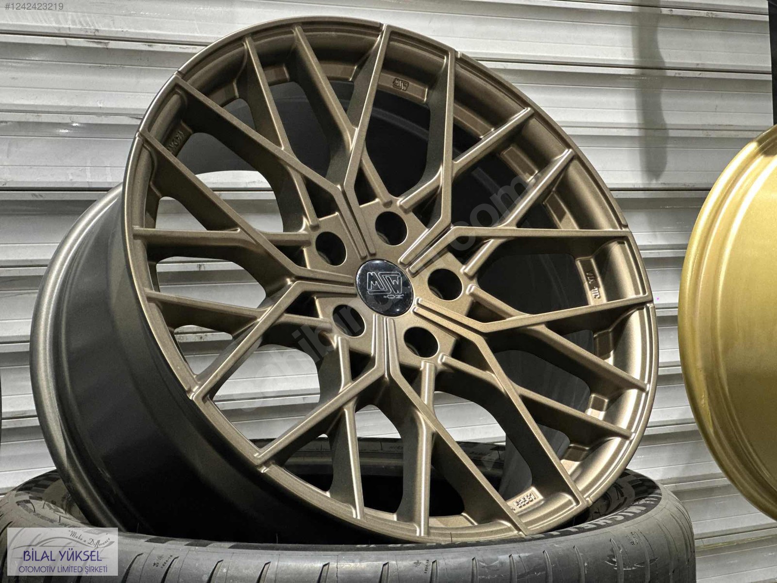 MSW 74 19 İNÇ 5X120 ET 38 ÖN ARKA BMW MAT BRONZ OZ RACİNG JANT at ...