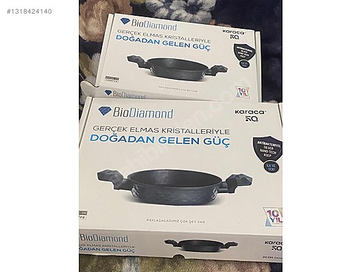 Karaca BioDiamond Antibakteriyel Kulp sahanlar18 cm ve 20 cm sahibinden ...