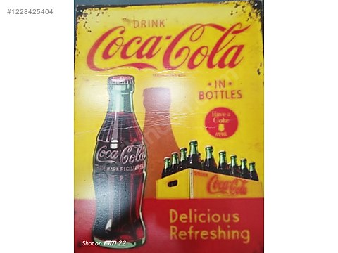 retro coca-cola reklam afişi sahibinden.comda - 1228425404