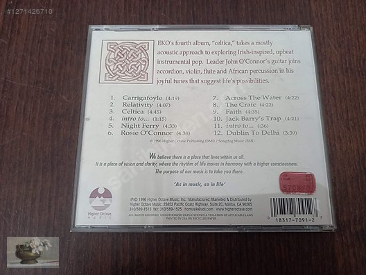 EKO CD* CELTICA - Müzik CD leri Alışverişte İlk Adres sahibinden.com'da ...