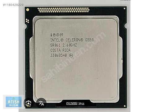 Intel Celeron Processor G550 2M Cache, 2.60 GHz - İşlemci ve Tüm ...