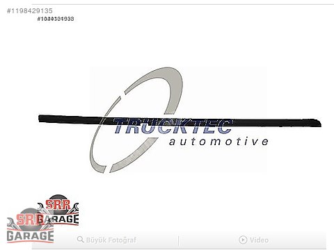 MERCEDES W124 CAM FİTİLİ ARKA KAPI DIŞ YATAY SOL 1247350165 - İlan ve ...