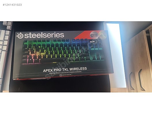 Kutulu 0 Gibi Apex Pro Wirelles TKL - SteelSeries Oyuncu Klavyesi ...