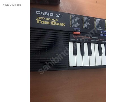 Casio SA-1 - Vintage Mini Keyboard Musical (100 Sound ToneBank - Org ve ...