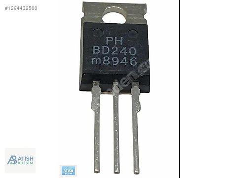 BD240 Transistör Bjt Pnp TO-220 (3 Adet) sahibinden.comda - 1294432560
