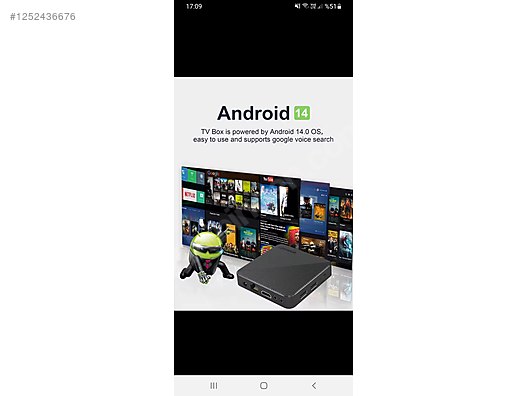 Android tv box T8 Android 14 çift Wifi sahibinden.comda - 1252436676