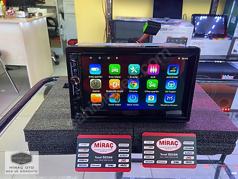 Multimedya Oynatıcı / DABIL TEYP ANDROİD BLUETOOTH CARPLAY USB HD ...