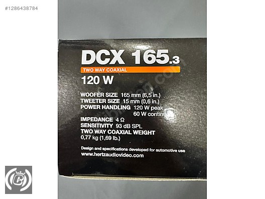HERTZ DCX 130 13 CM COAXİAL HOPARLÖR 80W 40 RMS CLASS TUNİNG - 1286438784