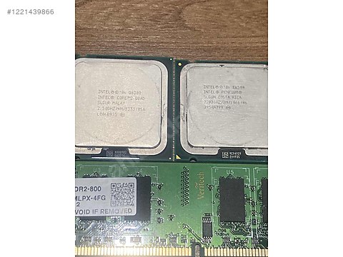 Intel Q8300 + E6500 + 4 GB RAM DDR2 - İşlemci ve Tüm Masaüstü ...