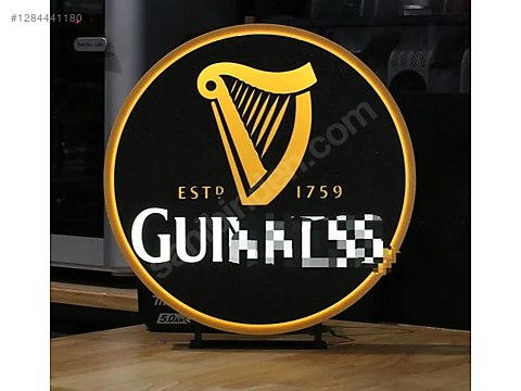 guinness led ışıklı tabela (Açıklamayı okuyunuz) sahibinden.comda ...