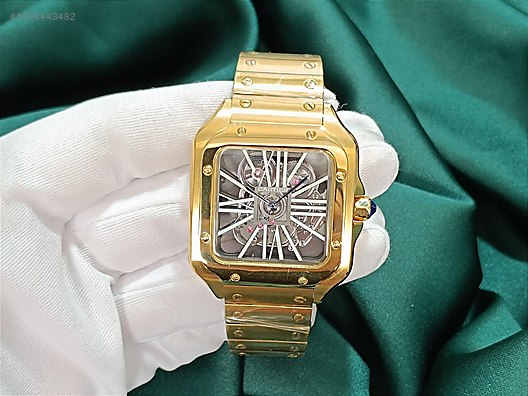 Cartier CART ER SANTOS SKELETON 40mm sahibinden da 1208443482