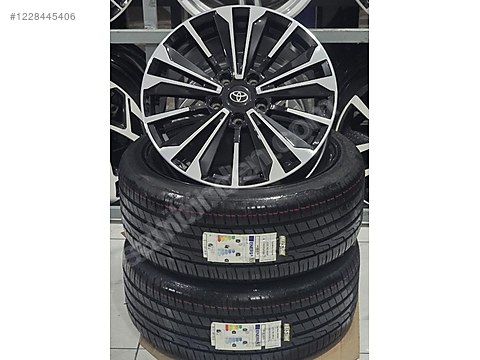 SIFIR 17 İNC TOYOTA COROLLA AURIS UYUMLU JANT LASTİK TAKIMI - En uygun ...