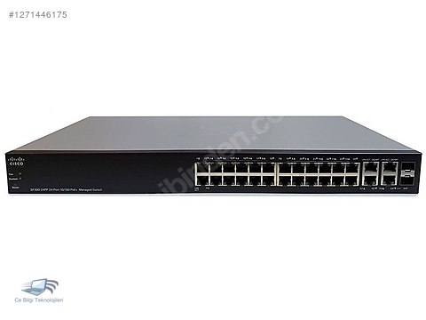 Cisco SF300-24PP-EU 24-Port 10/100 Switch - Switch, Hub & Splitter ...