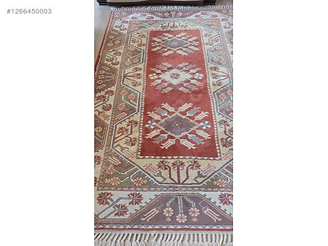 El Dokuması Orijinal Milas Halısı sahibinden.comda - 1266450003