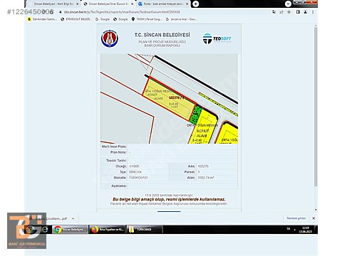 TÜRKOBASI ANA BULVAR ÜZERİ KÖŞE TEK TAPU TİCARİYE UYGUN İMARLI ...