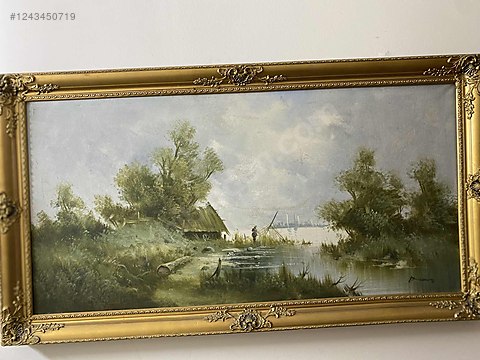 YAĞLI BOYA TABLO 1985 yılı MERSİNLİ RESSAM ın sahibinden.comda - 1243450719