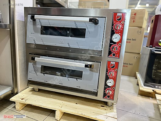 PİZZA FIRINI,PİDE FIRINI ELEKTRİKLİ - ÇİFT KATLI 62x62 CM - Pişirme ...